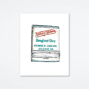 Krispy Kreme Matchbook Print – Georgia Gifts and More